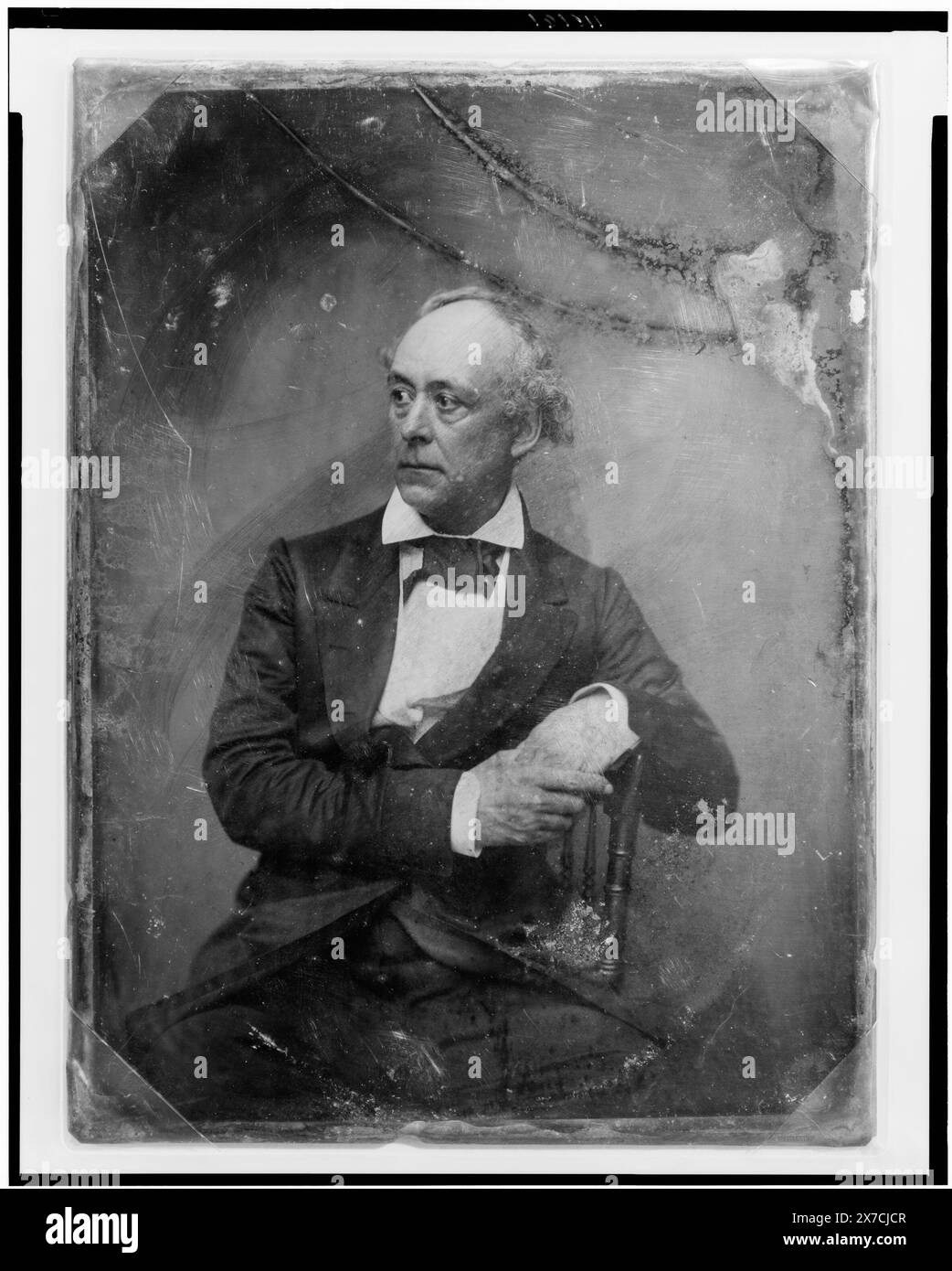 F.B. Cutting, three-quarter length portrait, three-quarters to the left ...