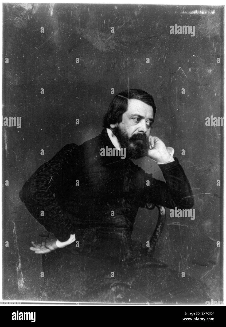 Unidentified man, three-quarter length portrait, three-quarters to the ...