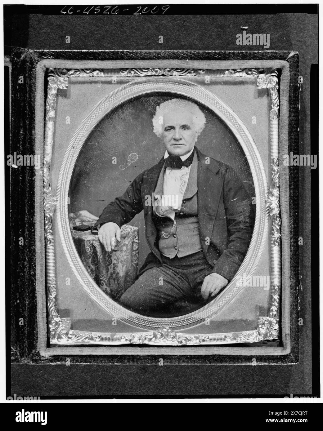 Alexander Bell, three-quarter length portrait, seated, facing front ...