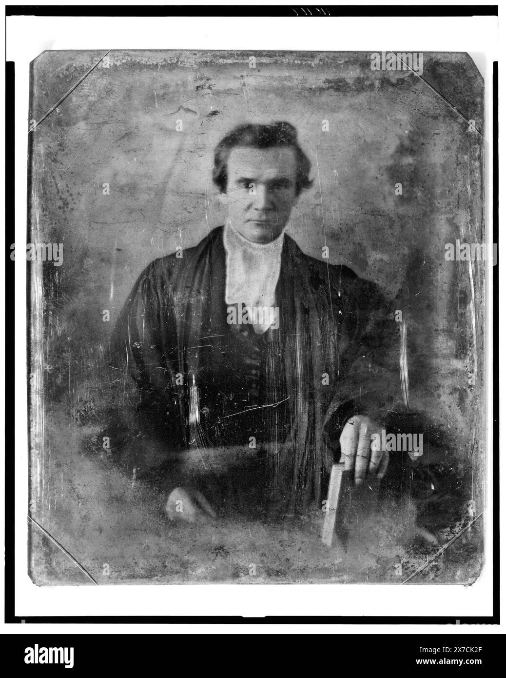 Rev. Henry Anthon, half-length portrait, facing front, wearing robe ...