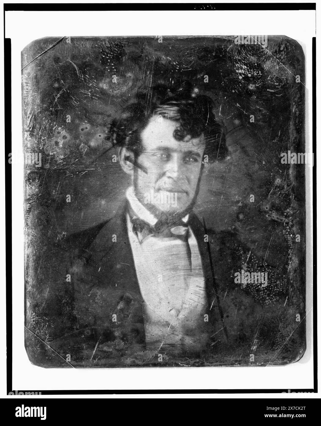 Unidentified man, head-and-shoulders portrait, facing slightly right ...