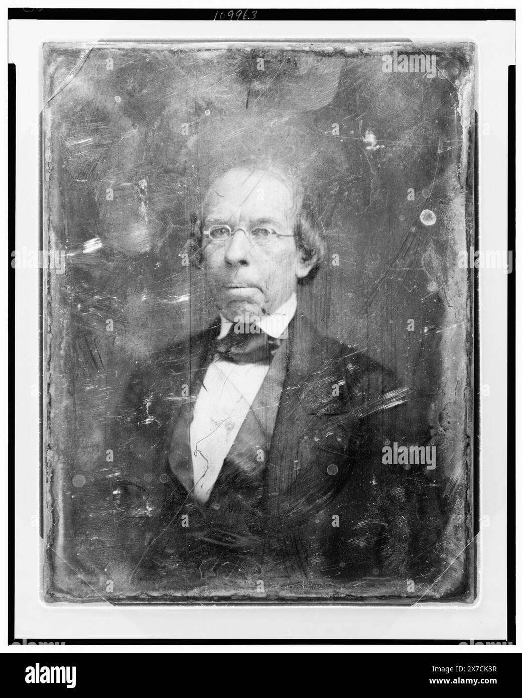 William Upham, head-and-shoulders portrait, slightly to the left, eyes ...