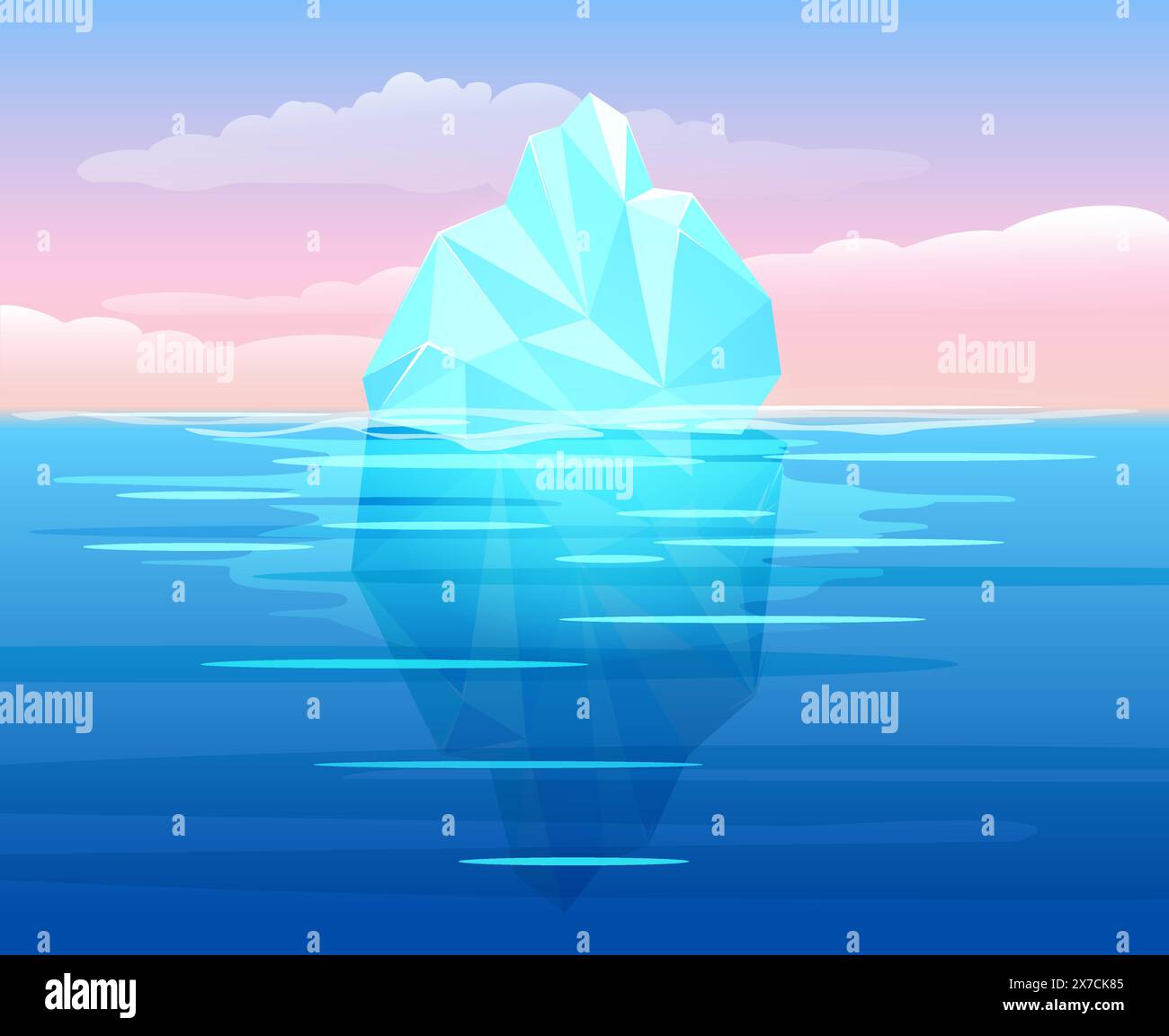 Underwater view iceberg beautiful polar hi-res stock photography and ...