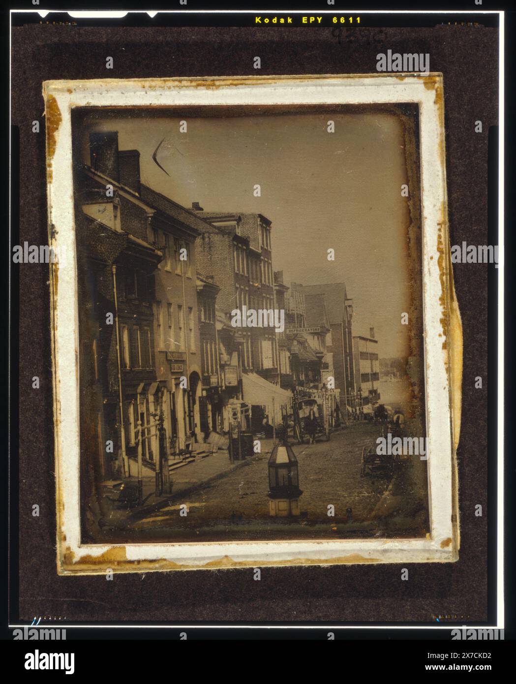Commercial streets pennsylvania philadelphia 1840 1850 hi-res stock ...