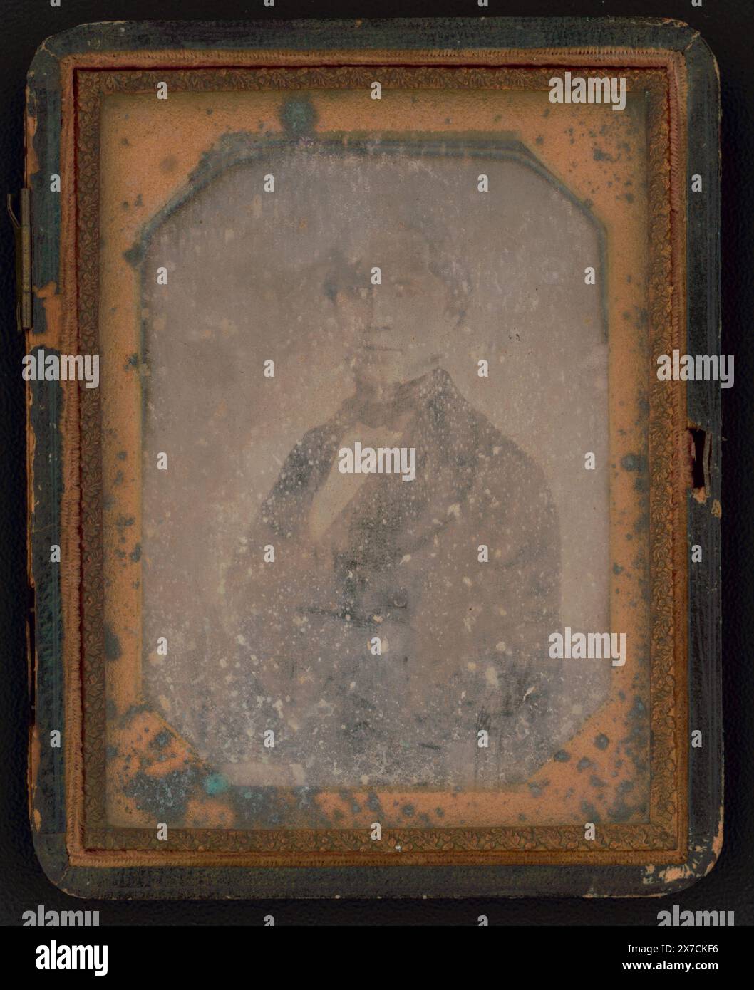 Unidentified man, Title devised by Library staff., Case: Leather; no ...