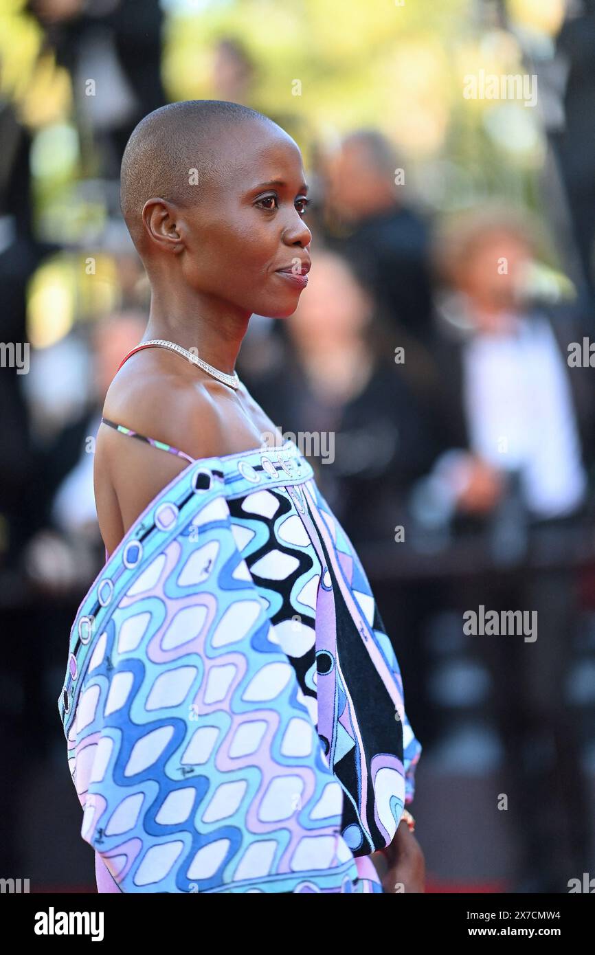 Eliane Umuhire attends the 'Emilia Perez' red carpet during the 77th ...