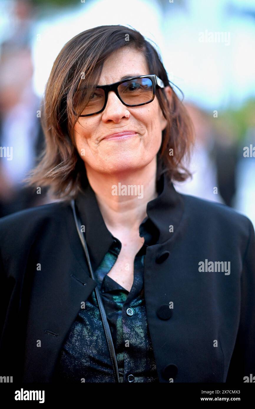 Catherine Corsini attends the 'Emilia Perez' red carpet during the 77th ...