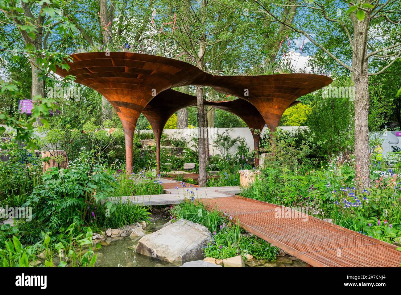 London, UK. 19th May, 2024. WaterAid Garden, Designer: Tom Massey & Je Ahn, Contractor ...