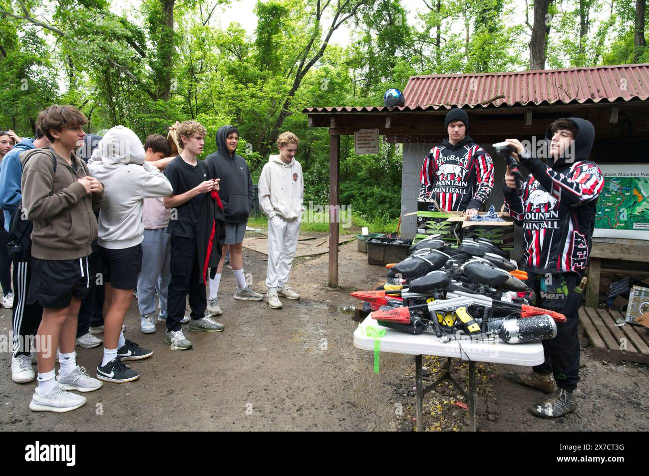 UNITED STATES: 05-19-2024: "Hogback Mountain Paintball has 70 acres ...