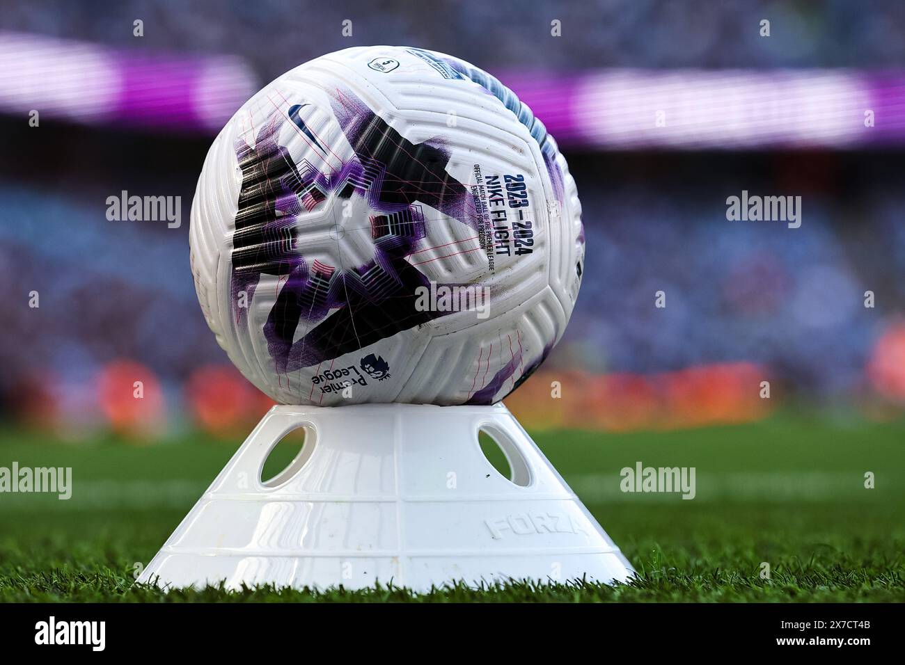 Nike Flight football during the Premier League match Manchester City vs ...