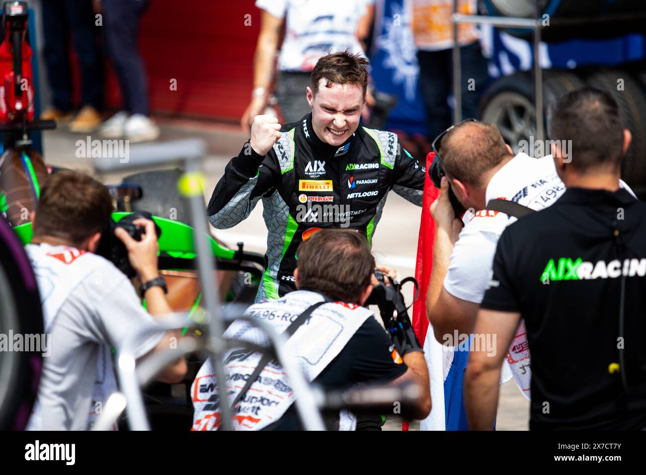 DURKSEN Joshua (pry), PHM AIX Racing, Dallara F2 2024, portrait during ...