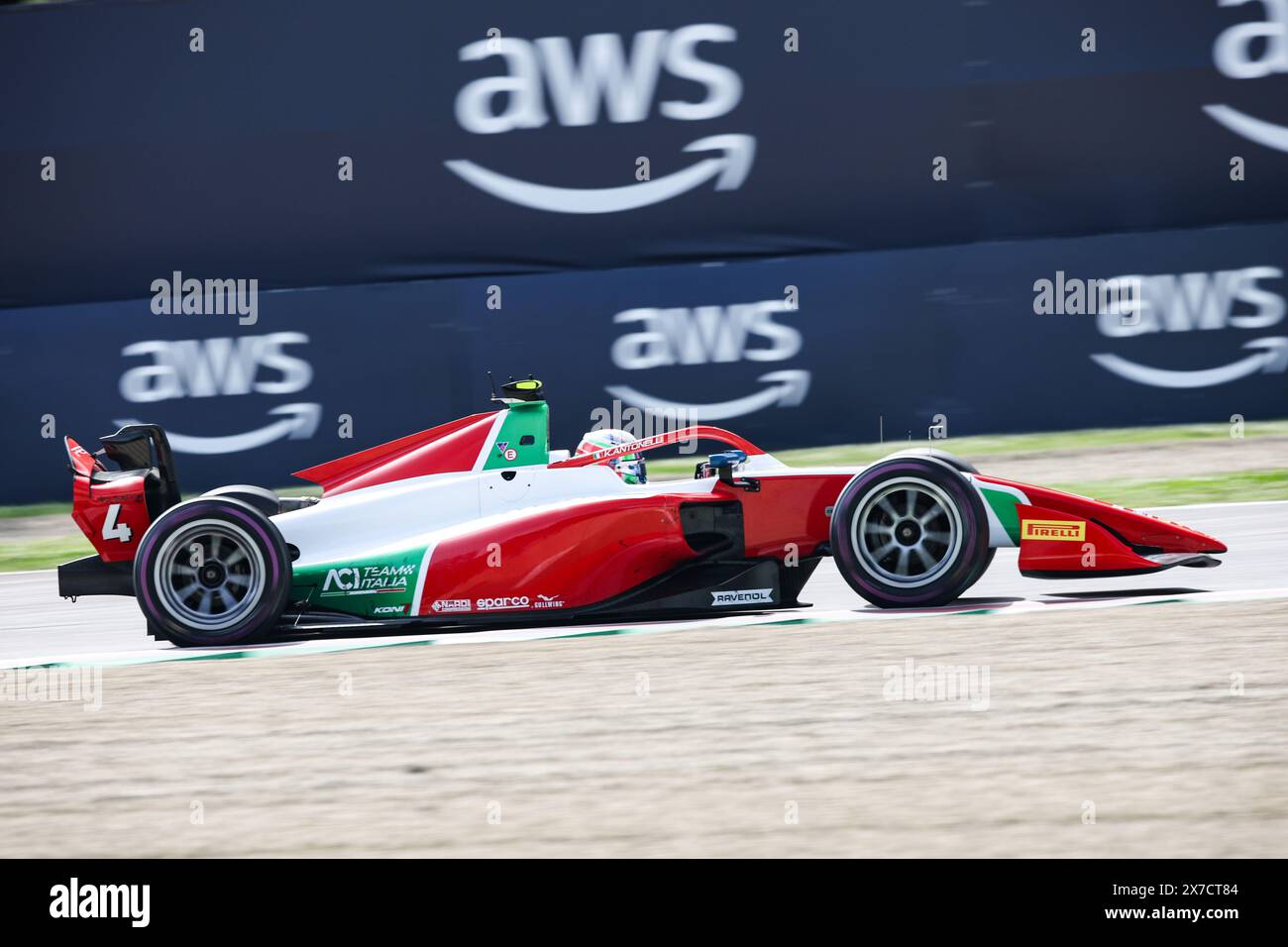 04 ANTONELLI Andrea Kimi (ita), Prema Racing, Dallara F2 2024, action ...