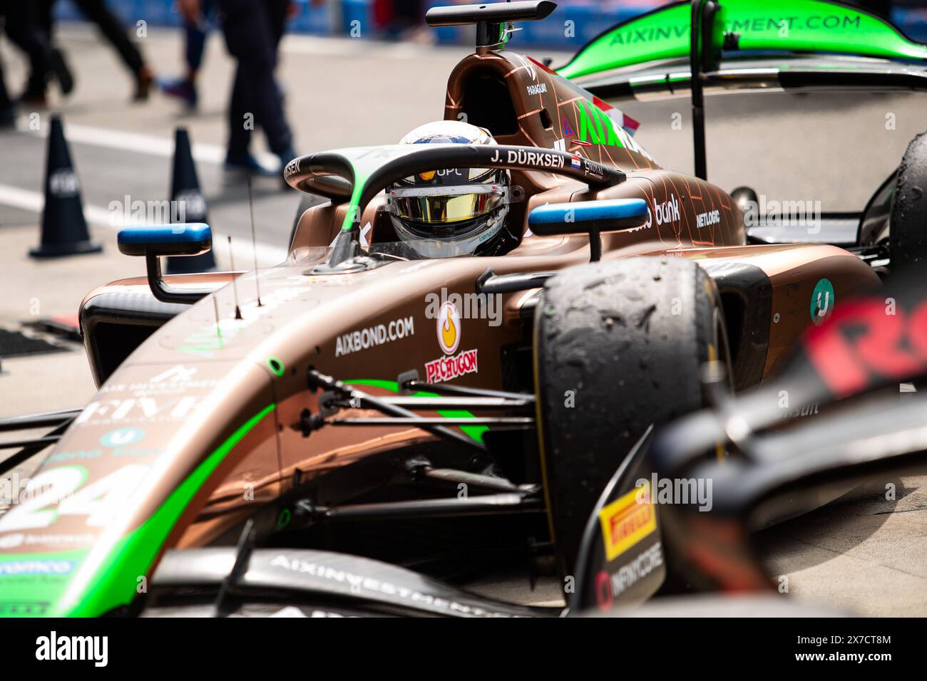 DURKSEN Joshua (pry), PHM AIX Racing, Dallara F2 2024, portrait during ...