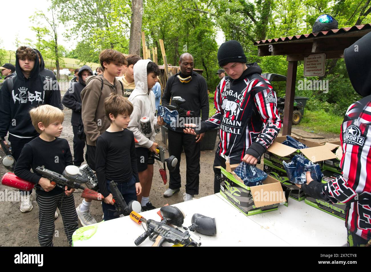 UNITED STATES: 05-19-2024: "Hogback Mountain Paintball has 70 acres ...