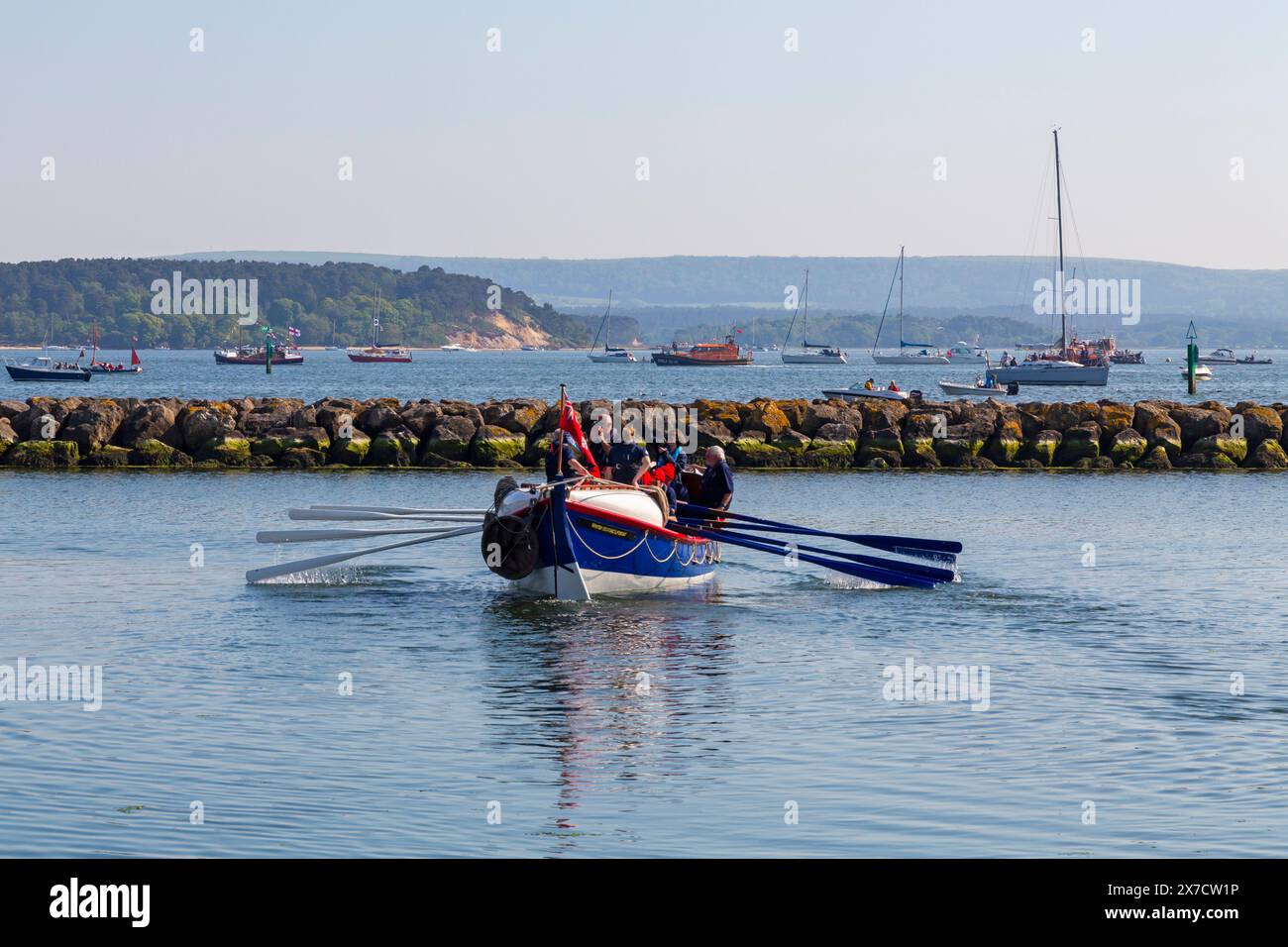 Poole, Dorset UK. 19th May 2024. Thousands flock to Poole Quay on a ...