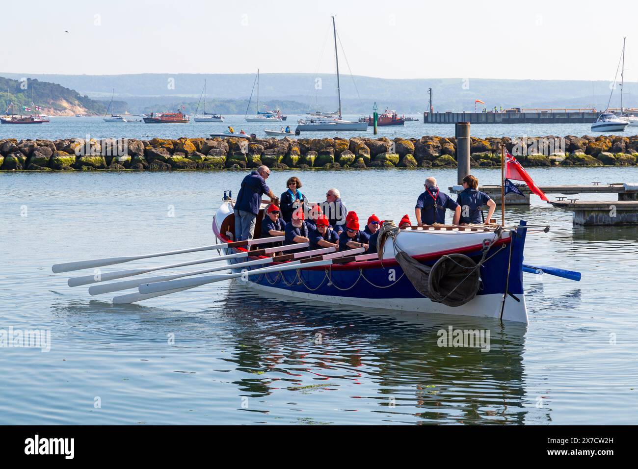 Poole, Dorset UK. 19th May 2024. Thousands flock to Poole Quay on a ...