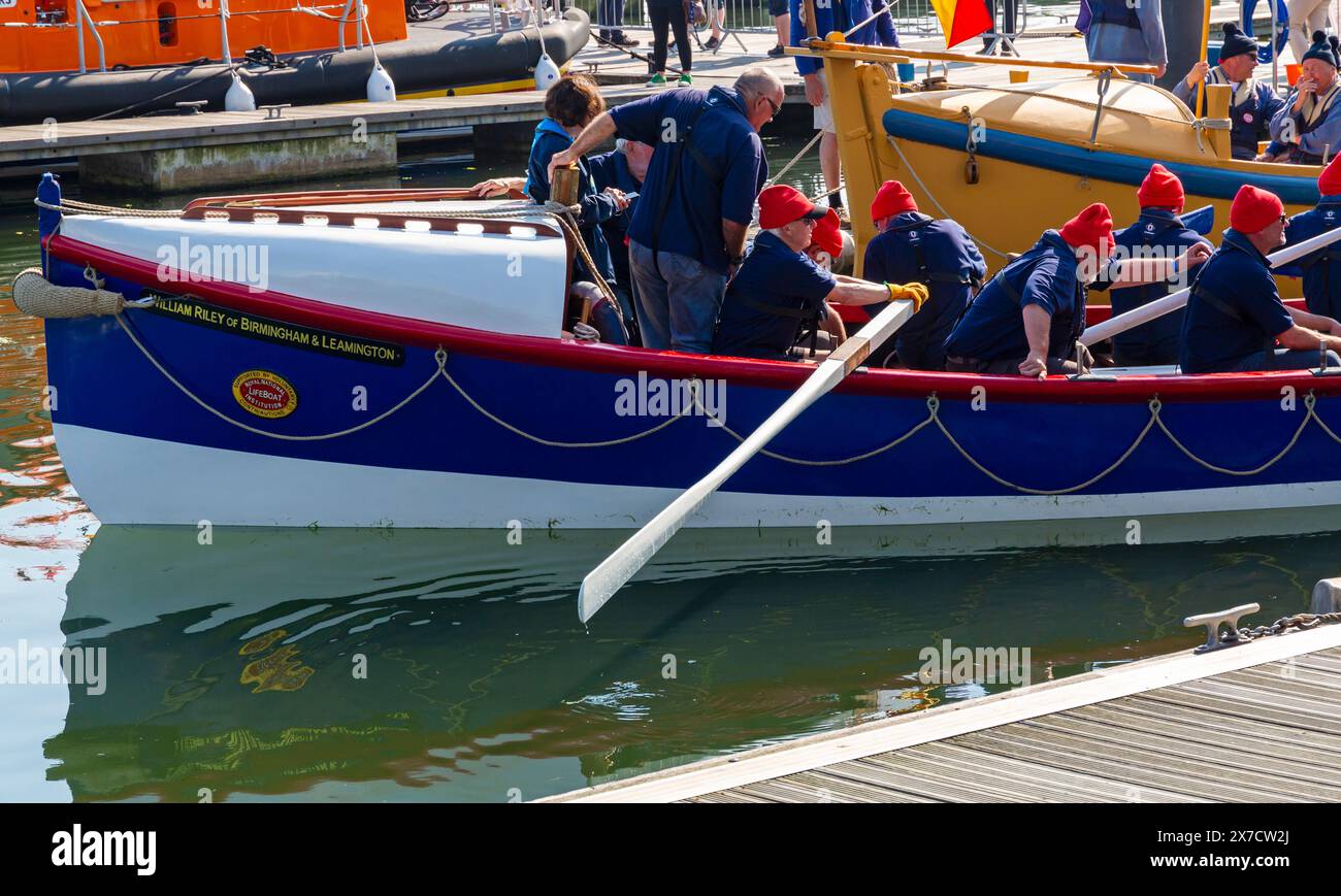 Poole, Dorset UK. 19th May 2024. Thousands flock to Poole Quay on a ...