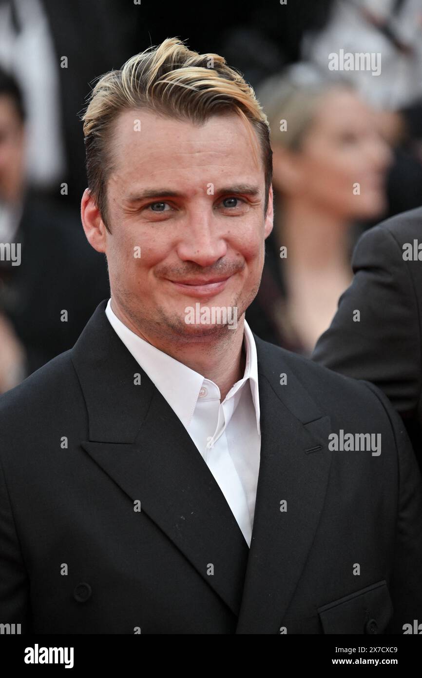 Cannes, France. 19th May, 2024. Pierre Lottin attending the premiere of ...