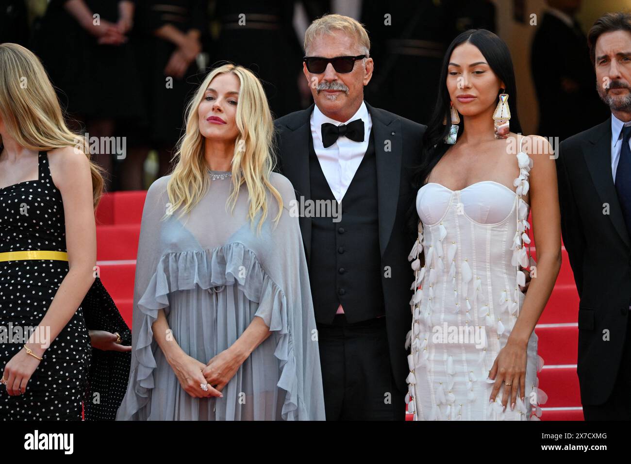 Cannes, France. 19th May, 2024. Sienna Miller, Kevin Costner, Wase ...