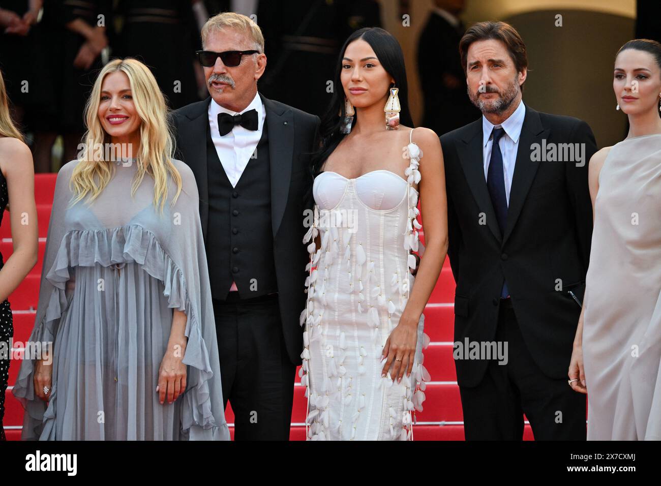 Cannes, France. 19th May, 2024. Sienna Miller, Kevin Costner, Wase ...