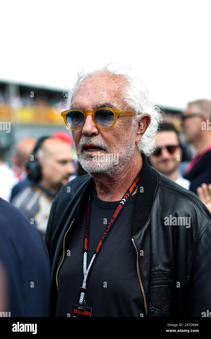 Imola, Italie. 19th May, 2024. Flavio Briatore portrait during the ...