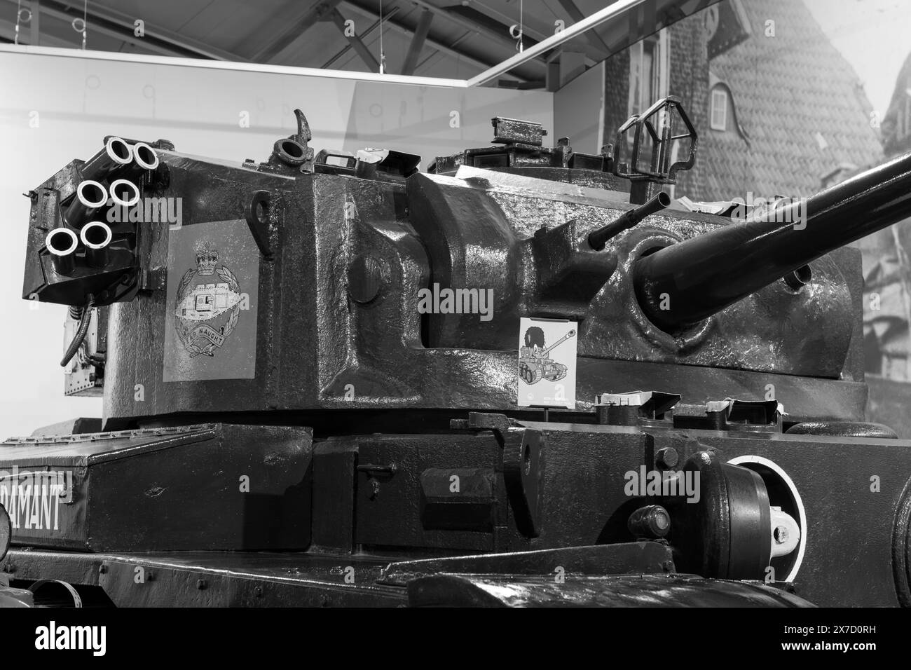 Bovington.Dorset.United Kingdom.February 25th 2024.A Comet tank from ...