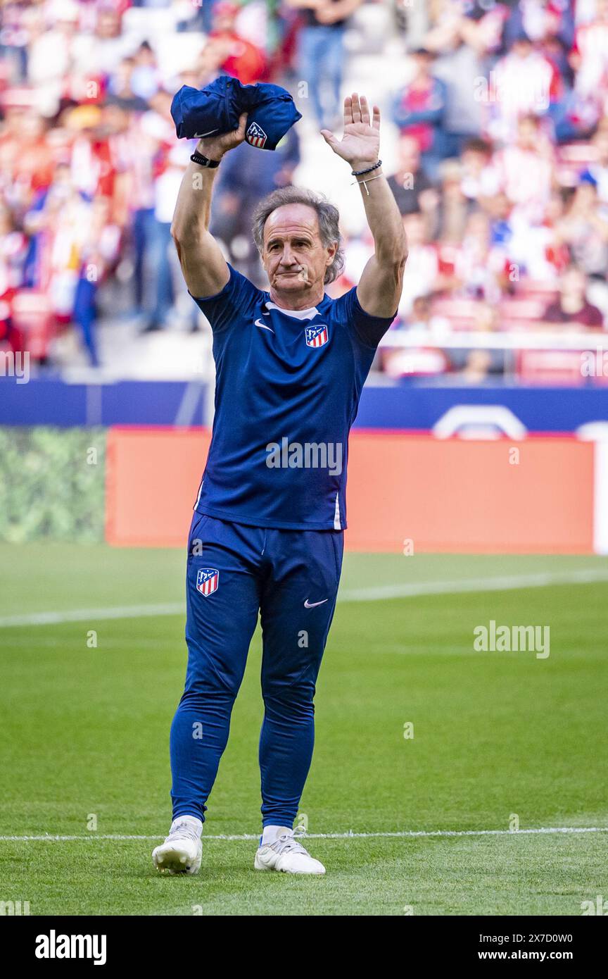 Madrid, Spain. 19th May, 2024. Oscar Ortega, athletic trainer of ...