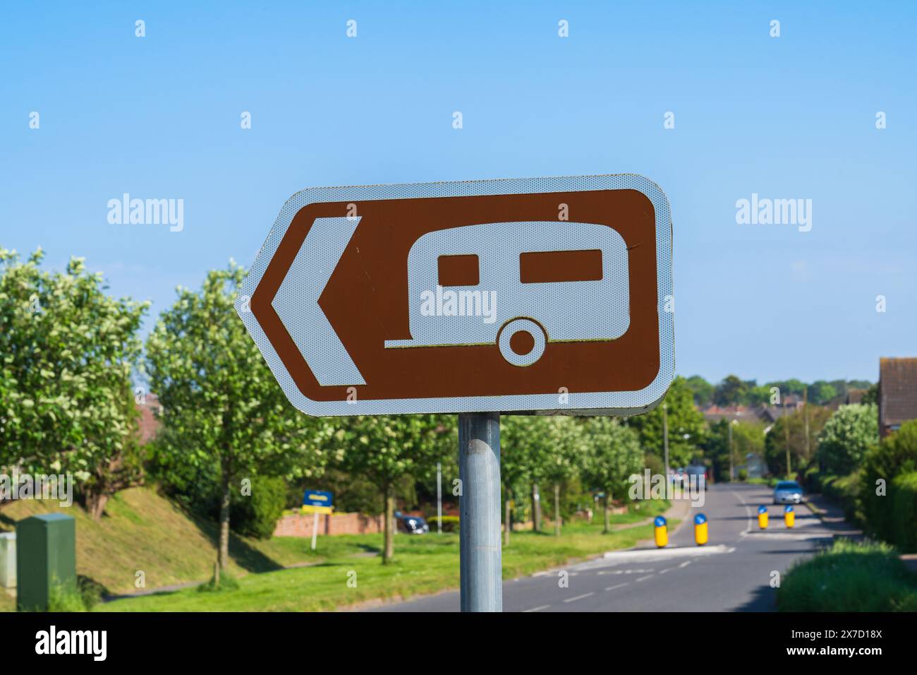 Caravan park sign hi-res stock photography and images - Alamy