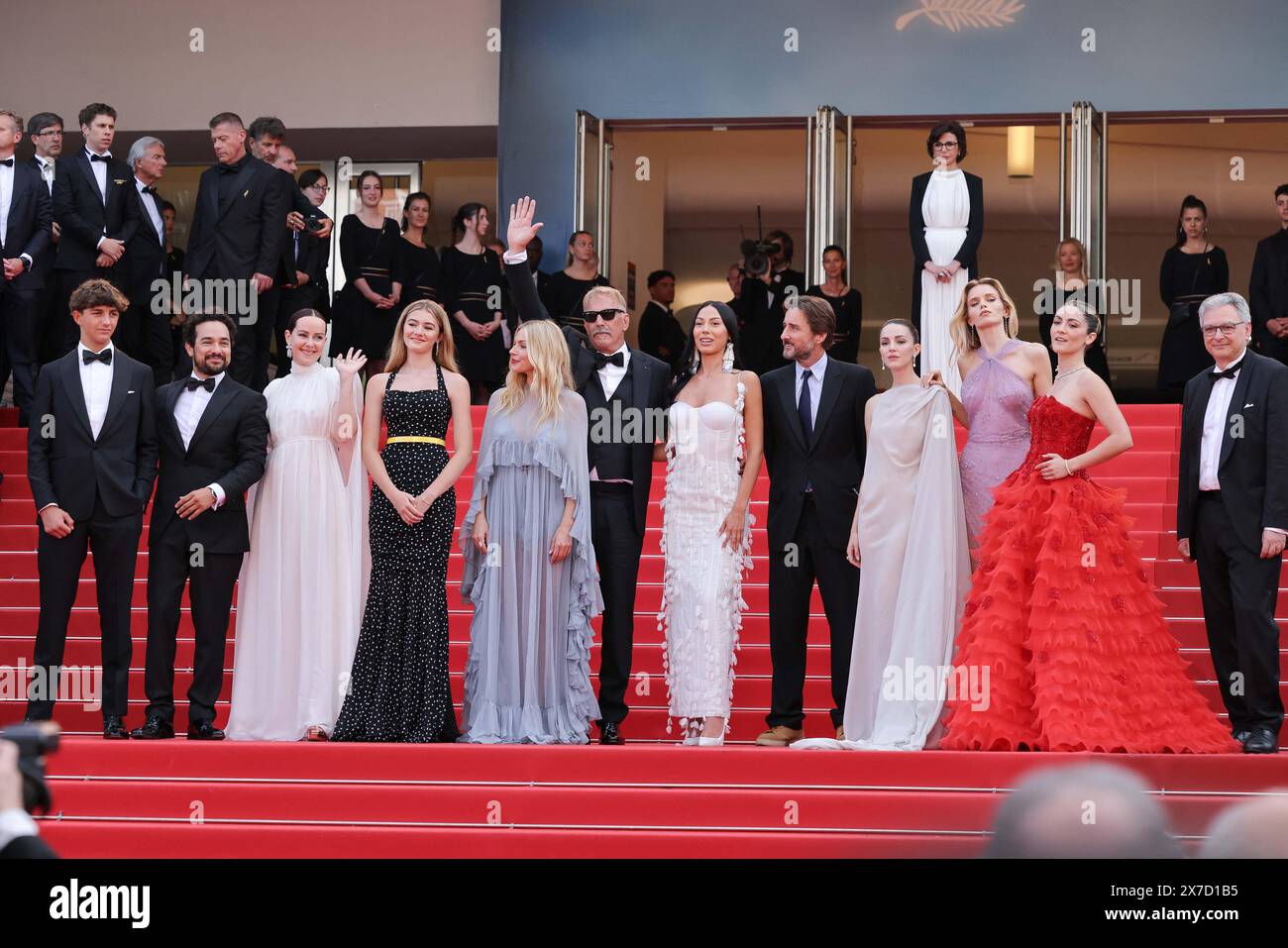 Cannes, France. 19th May, 2024. Hayes Costner, Alejandro Edda, Jena ...