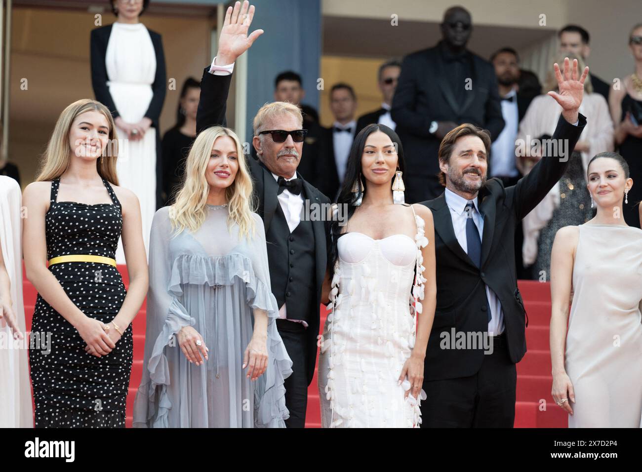 Cannes, France. 19th May, 2024. Georgia MacPhail, Sienna Miller, Kevin ...