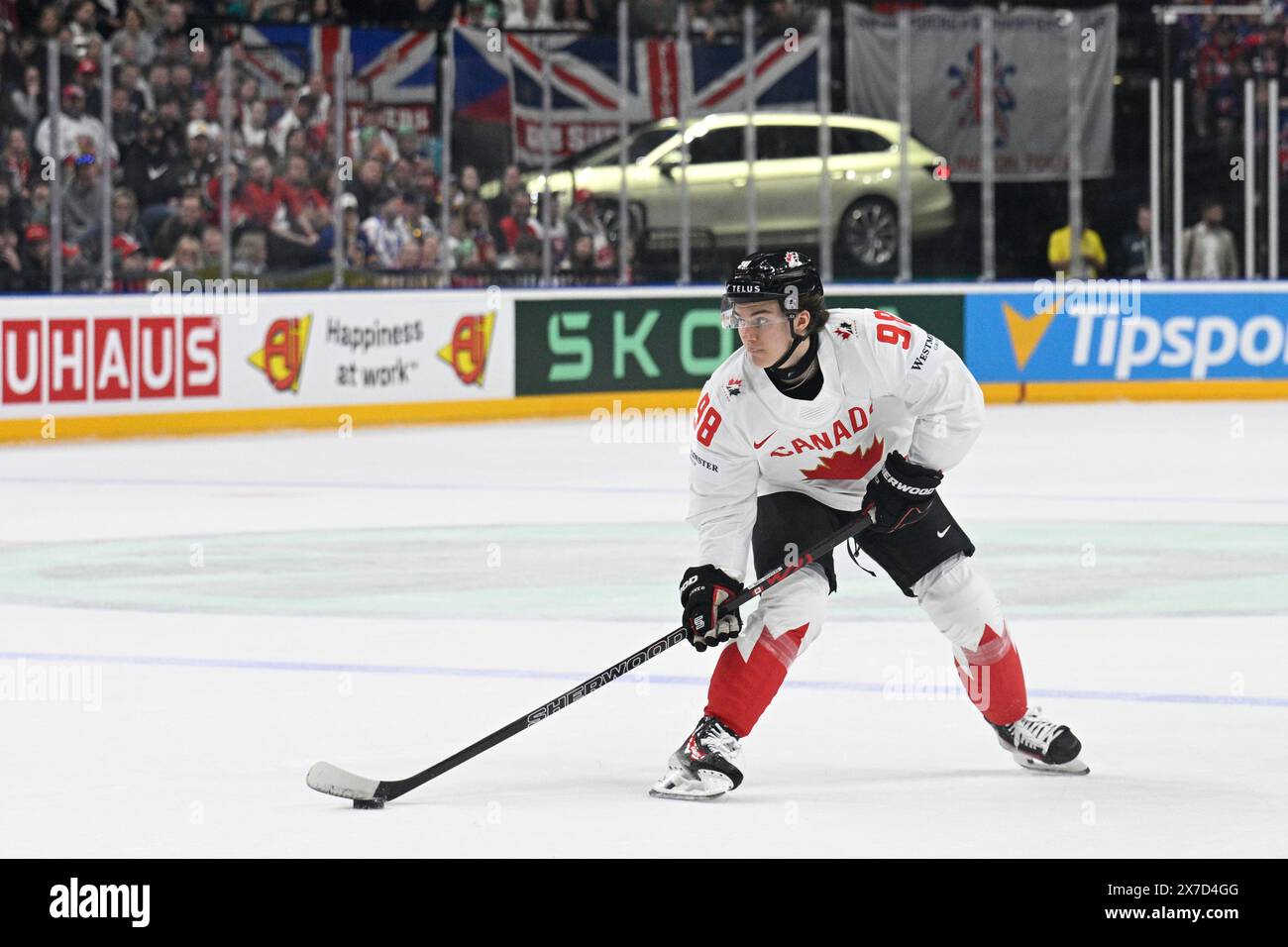 Prague, Czech Republic. 11th May, 2024. Great Britain vs Canada group A ...
