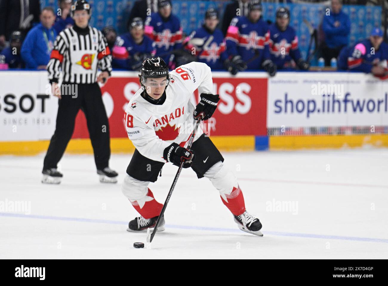 Prague, Czech Republic. 11th May, 2024. Great Britain vs Canada group A ...