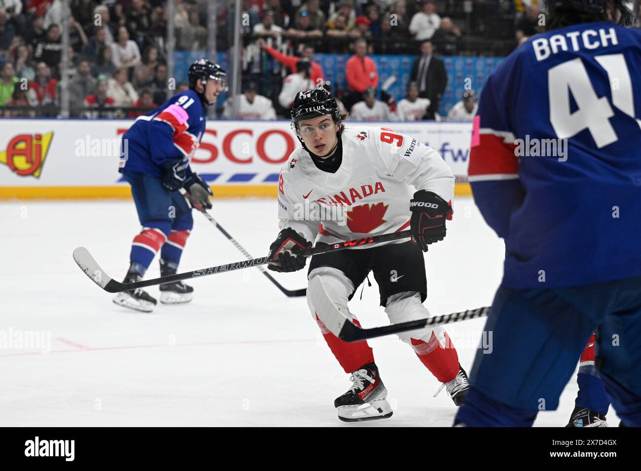 Prague, Czech Republic. 11th May, 2024. Great Britain vs Canada group A ...