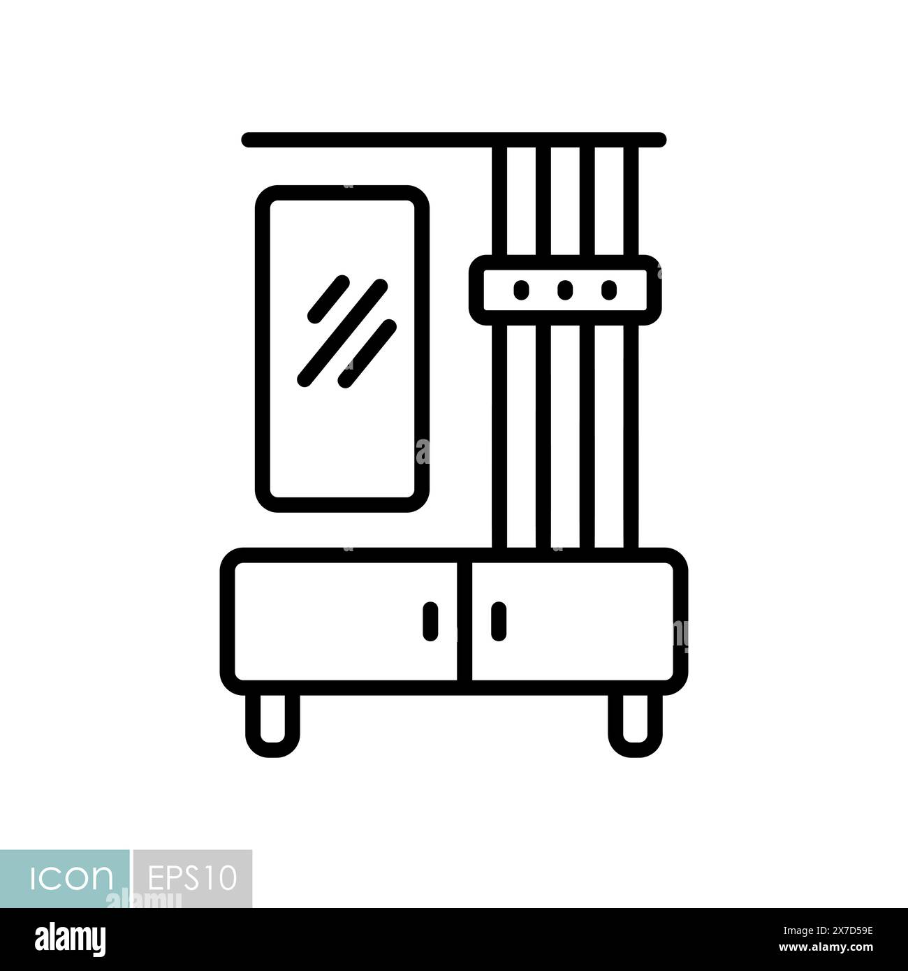 Entrance hall house domestic Stock Vector Images - Alamy