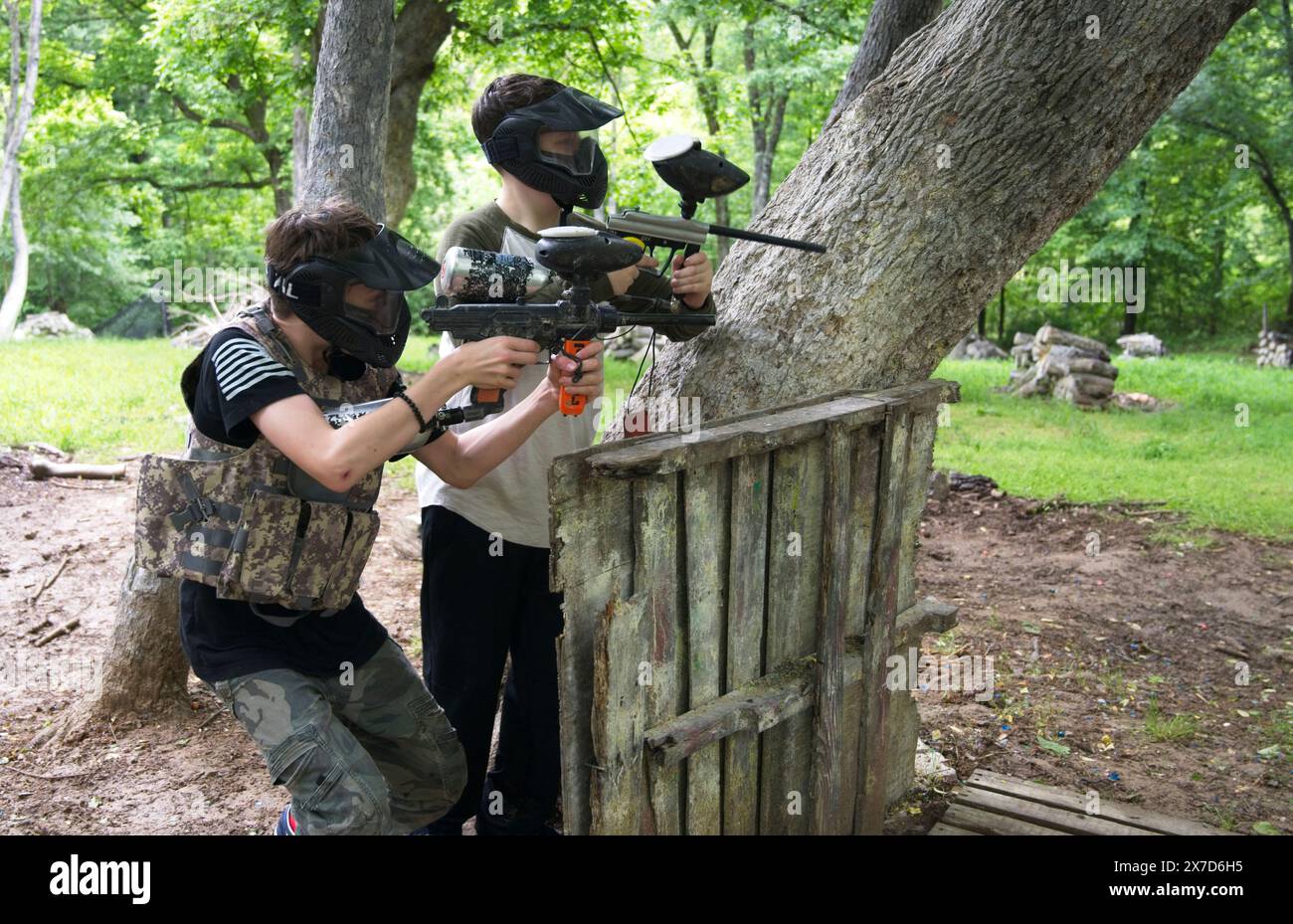 UNITED STATES: 05-19-2024: "Hogback Mountain Paintball has 70 acres ...