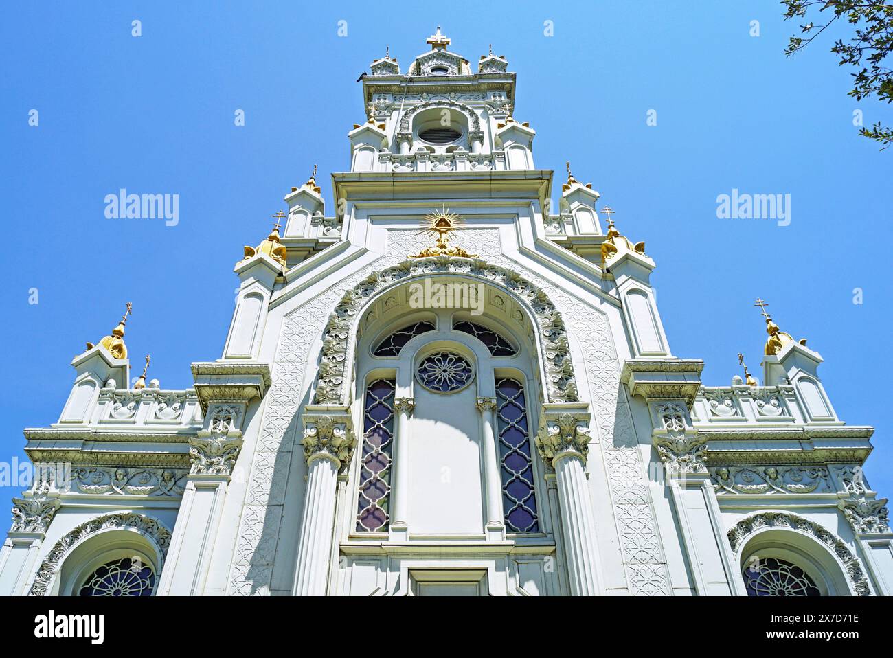 Facade of the Bulgarian Orthodox Church of St. Stephen in Istanbul ...