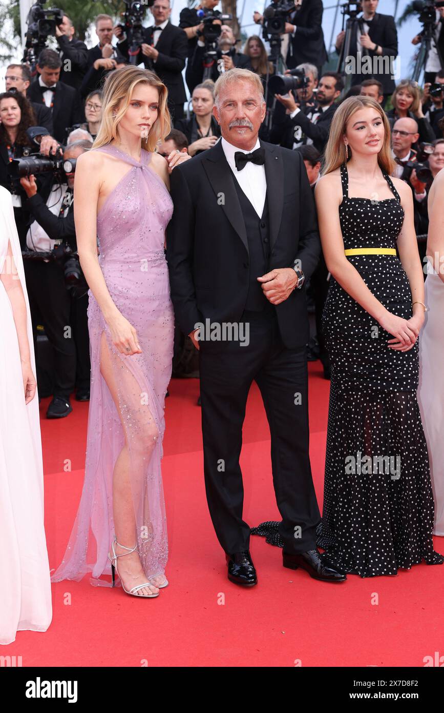 Cannes, France. 19th May, 2024. Hayes Costner, Alejandro Edda, Jena ...