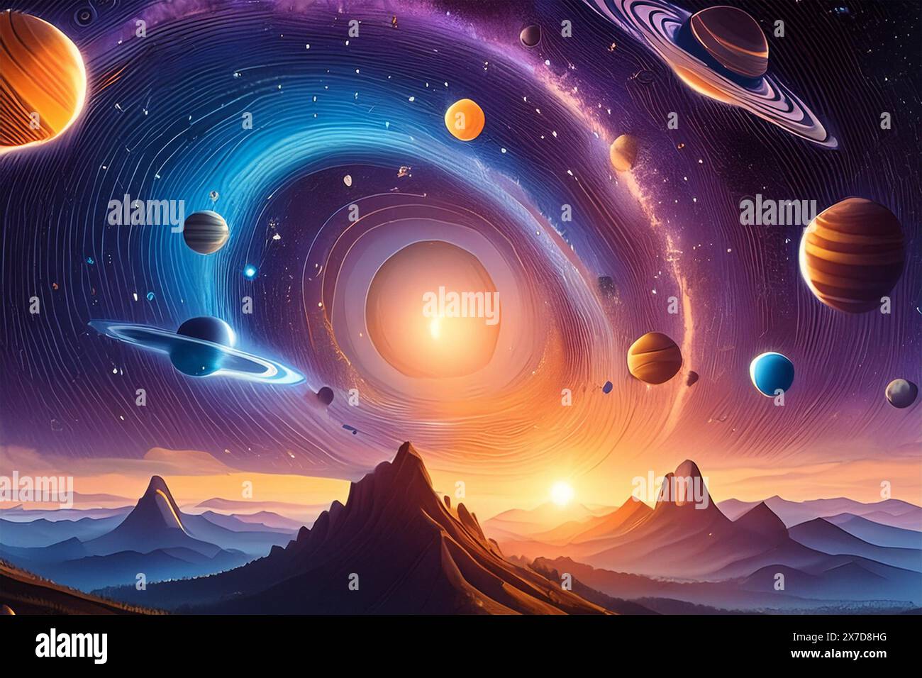 Ai generative abstract hi-res stock photography and images - Alamy