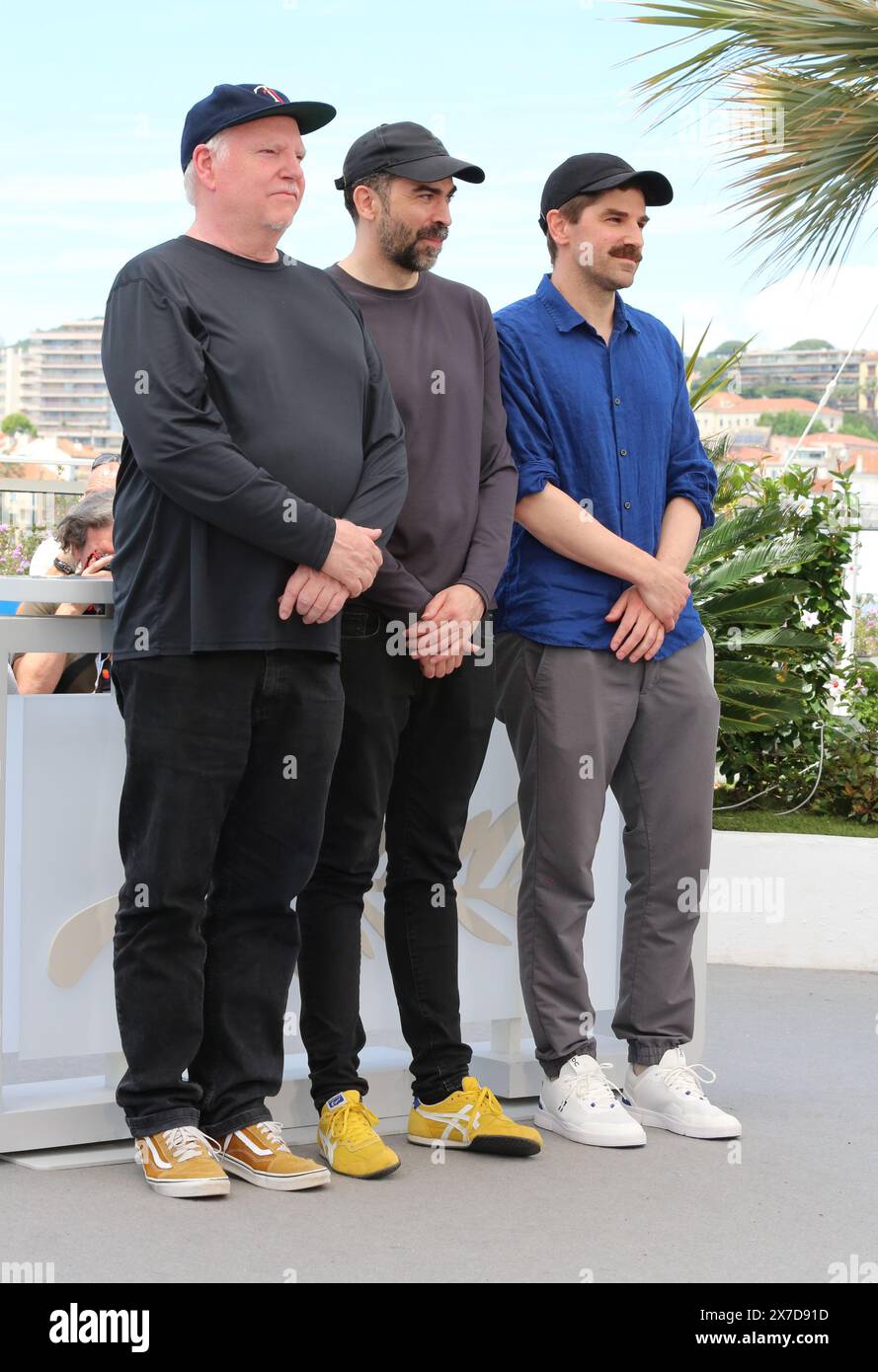 Cannes, France. 19th May, 2024. Guy Maddin, Galen Johnson and Evan ...
