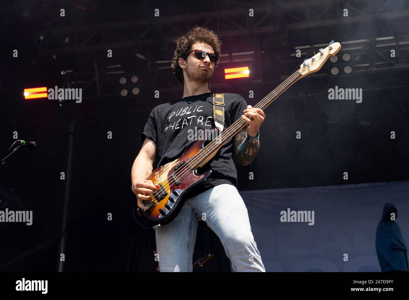 Dylan Brenner of Dead Poet Society performs during Sonic Temple Art and ...