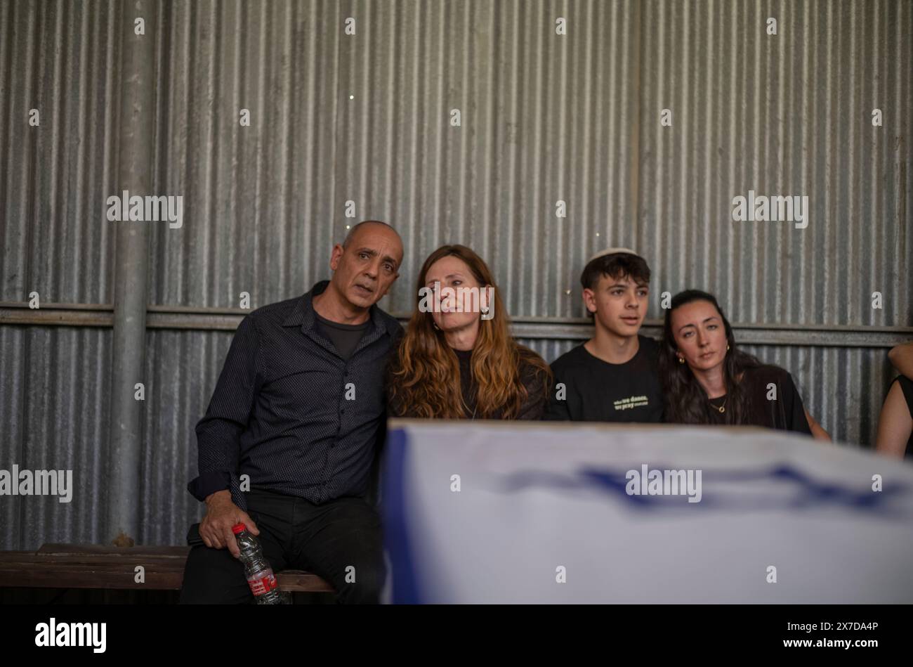 Srigim Li On, Israel. 19th May, 2024. Relatives and friends attend the ...
