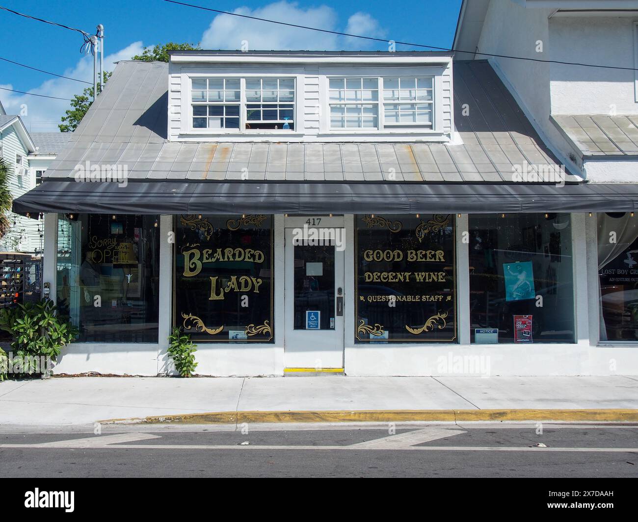 Bearded Lady bar, Key West, Florida, USA, April 17, 2024 Stock Photo ...