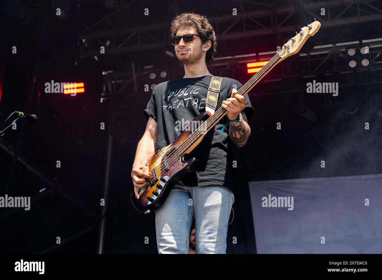 Dylan Brenner of Dead Poet Society performs during Sonic Temple Art and ...