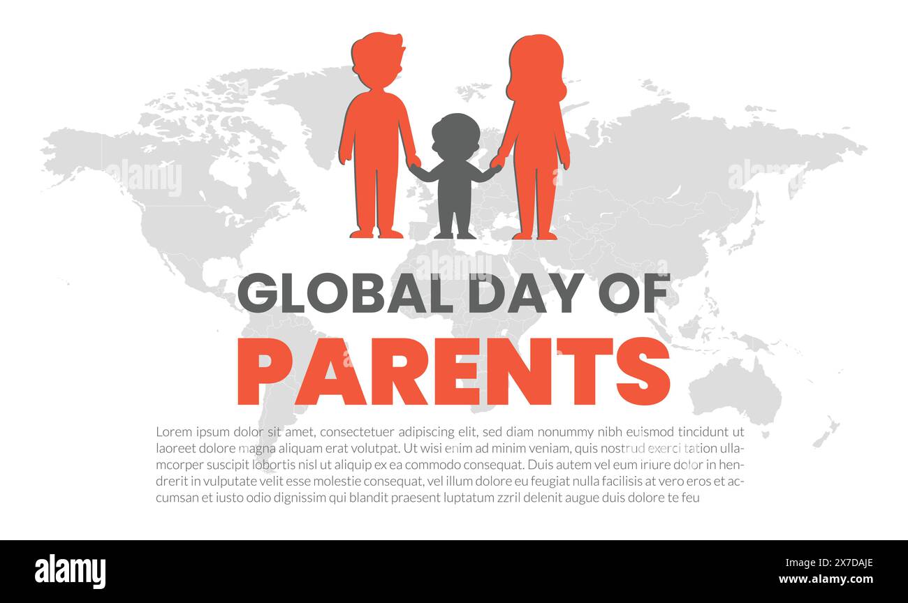 Global Day of Parents poster templet Stock Vector Image & Art - Alamy
