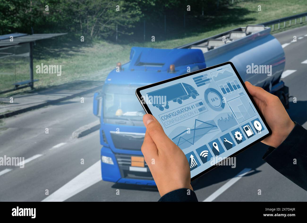 Truck fleet management hi-res stock photography and images - Alamy