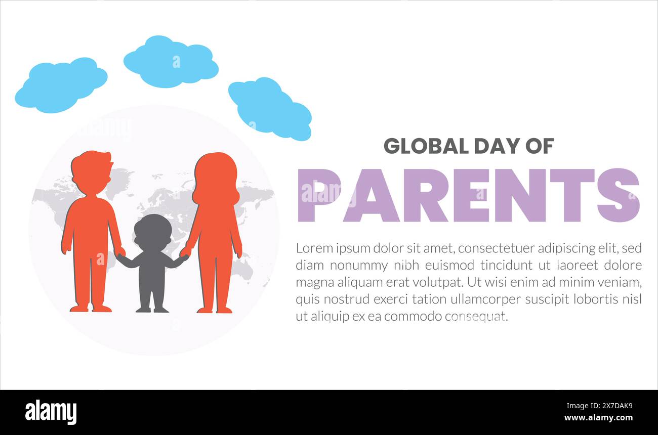 Global Day of Parents poster templet Stock Vector Image & Art - Alamy