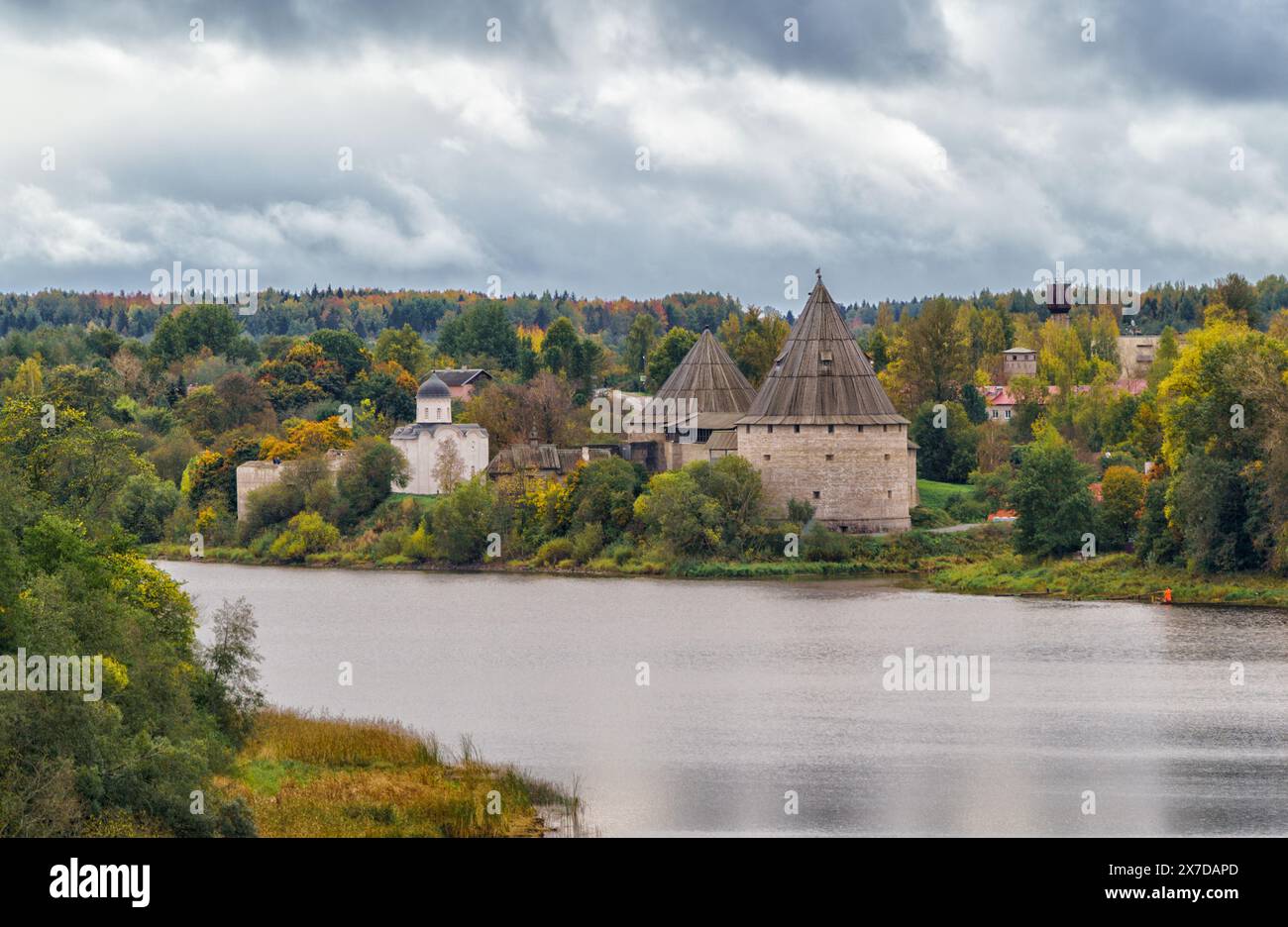 Fortress in the city of Staraya Ladoga, Leningrad region, Russia, in ...