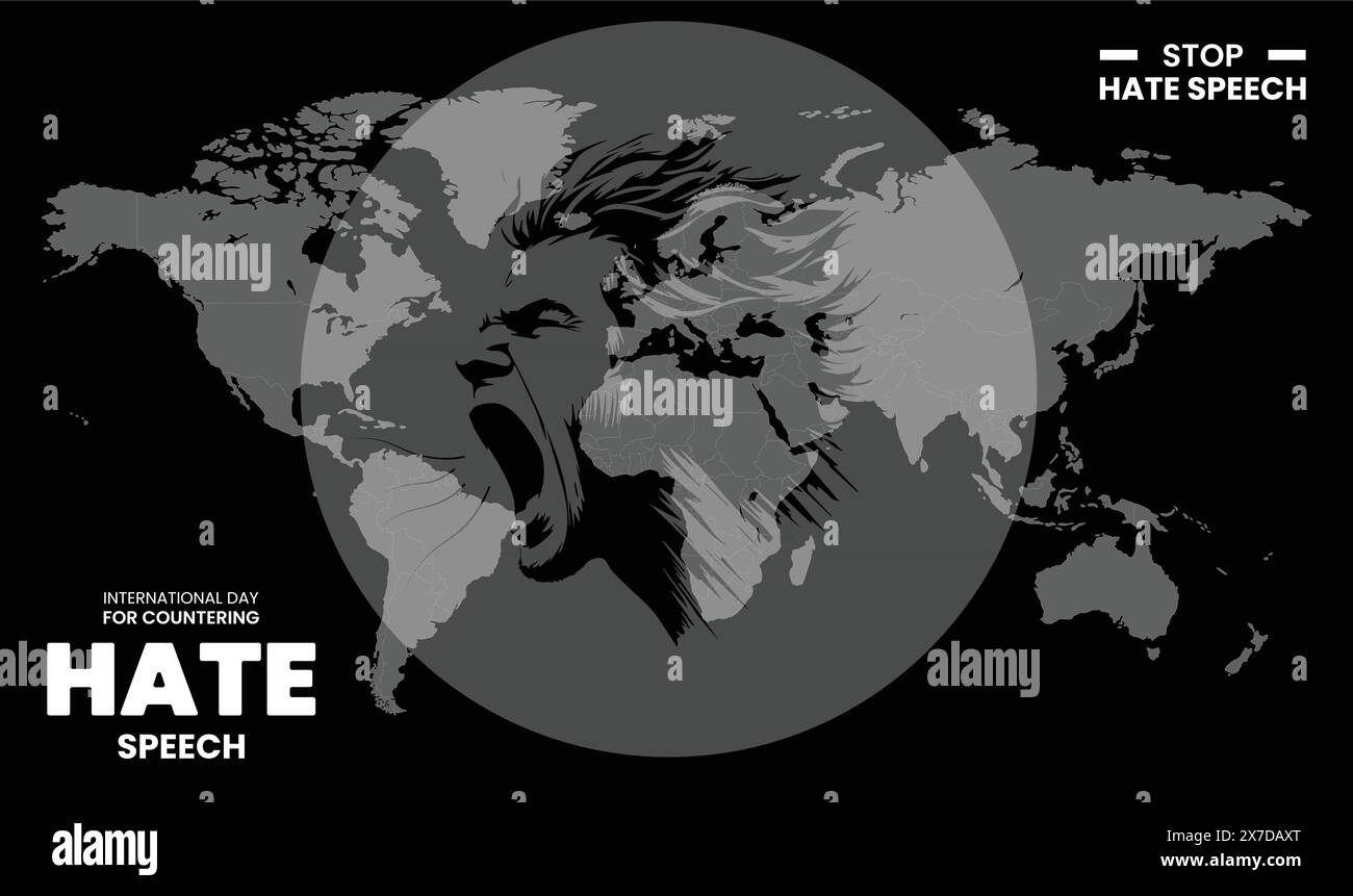 International Day for Countering Hate Speech Stock Vector Image & Art ...