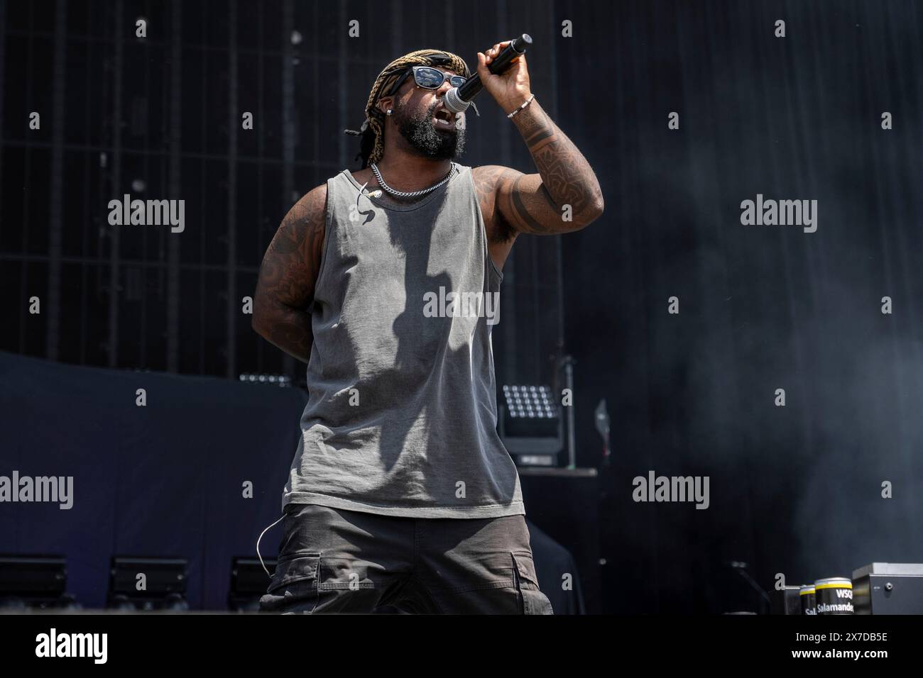 Cullen Moore of Sleep Theory performs during Sonic Temple Art and Music ...