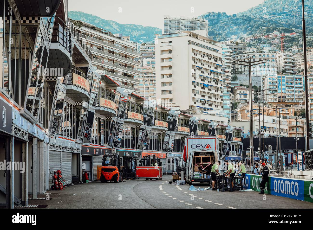 © SPORTPIXPRESS/MAXPPP, Monaco. 19th May, 2024. MAGAZINE PADDOCK ...